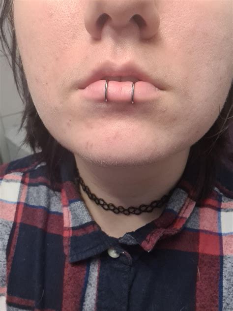 Lip Piercing Snake Bites