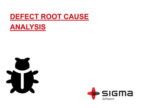 Defect root cause analysis Андрей Титаренко PPT