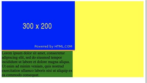 How To Structure HTML CSS To Allow Responsive Display Of Text Next To