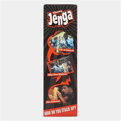 Jenga Classic Game With Hardwood Blocks Stacking Tower Game Price In