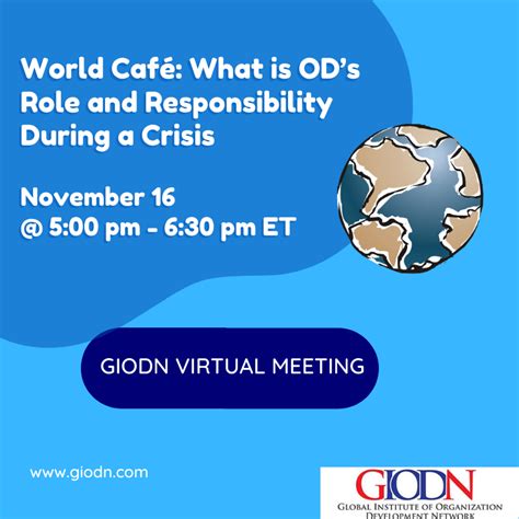 Giodn Virtual Meeting World Café What Is Ods Role And Responsibility During A Crisis