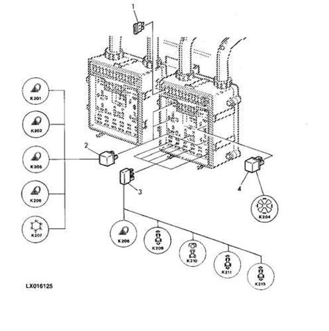 John Deere 200D Excavator Fuse Box Diagram Guide