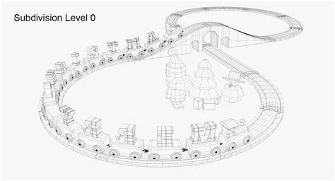 나무 기차 3d 모델 79 3ds Obj C4d Free3d
