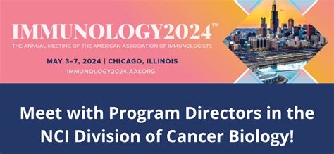 Nci Division Of Cancer Biology At Immunology2024