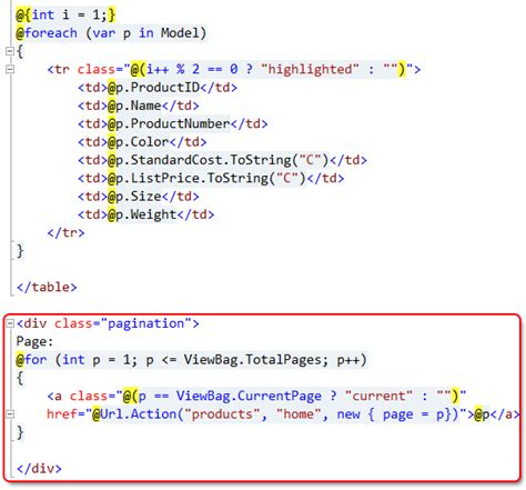 Paging Sorting And Searching Using Ef Code First And Mvc