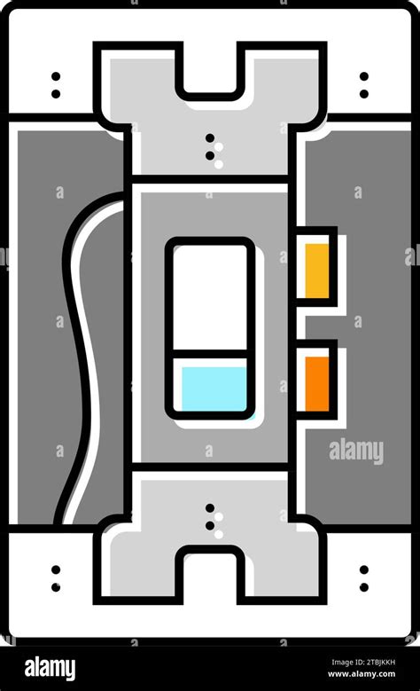Electric Switch Electrical Engineer Color Icon Vector Illustration Stock Vector Image And Art Alamy