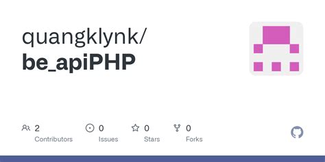 Github Quangklynkbeapiphp
