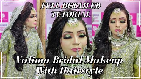Valima Bridal Makeup With Hairstyle Full Detailed Tutorial Learn Step By Step Beautician