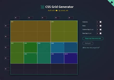 Online Html Grid Generator At Molly Nix Blog