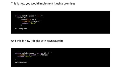 Promises Vs Async Await In Javascript By Manfred Marin Medium