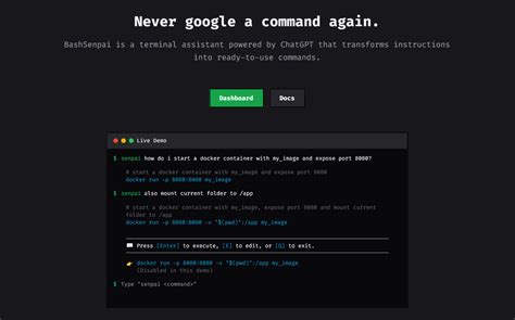 Bashsenpai Ai Terminal Assistant Easy With Ai