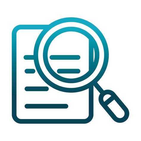 Document Magnifier Analysis Laboratory Science And Research Gradient