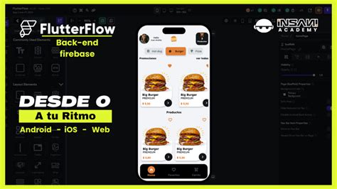 curso back end tienda virtual flutterflow insani academy