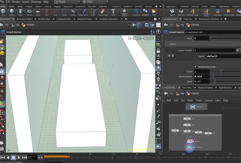 Crowd Simulation Houdini