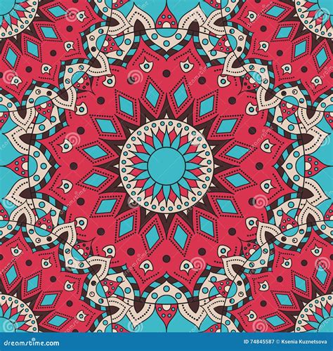 Arabic Iranian Vector Seamless Pattern Geometric Arabic Halftone Texture Pattern Background