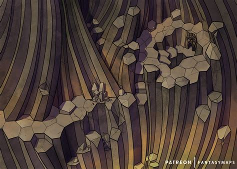 Basalt Cliffs 35x25 Rdndmaps