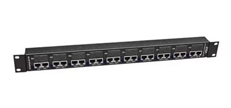 Régua Patch Panel Poe 10 P Fast Volt Entrada 12v Até 48v Frete Grátis