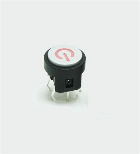 Custom Illuminated Tact Switch 4 Pin Tiny Tactile Pushbutton Switch
