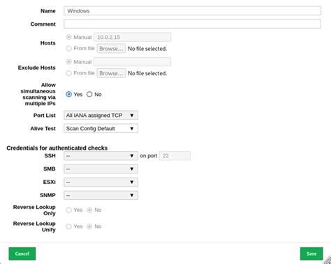 Skanowanie Podatności Greenbone Community Edition
