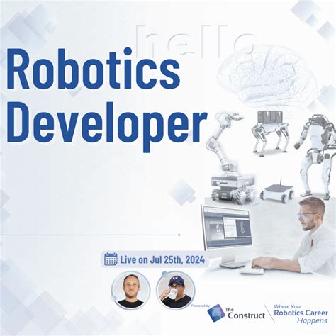 The Construct On Linkedin Job Robotics Developer Robotics