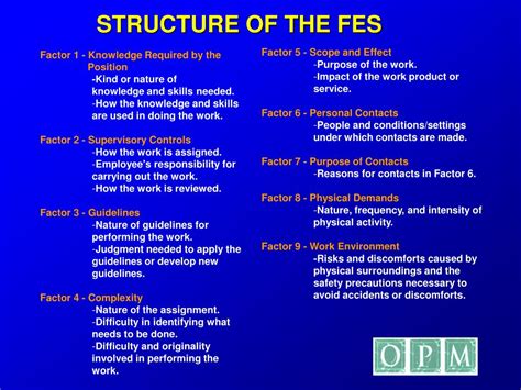 Ppt Revision Of The Factor Evaluation System Powerpoint Presentation
