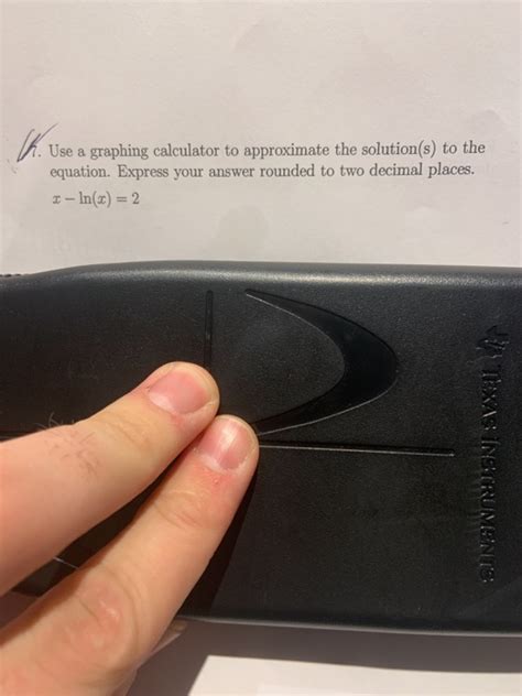 solved use a graphing calculator to approximate the