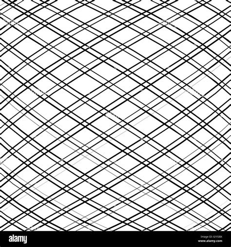 Grid Mesh Intersecting Lines Pattern With Convex Distortion Lines Are Irregular Stock Vector