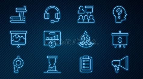 Set Line Megaphone Target With Dollar Training Presentation Key Performance Indicator Set Line Megaphone Target With Dollar Training Presentation Key Performance Indicator