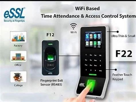 Essl F22 Biometric Attendance System At Best Price In Bengaluru