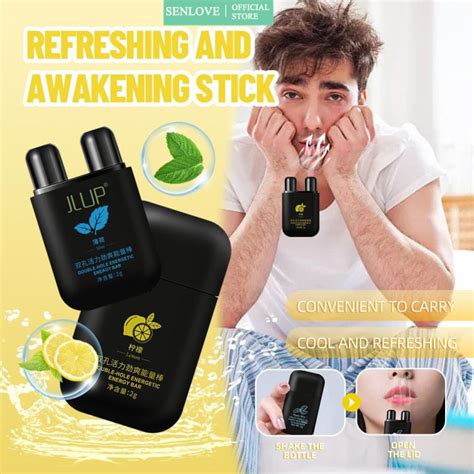 Senlove Inhaler For Nose Double Hole Refreshing Stick Nose Inhaler