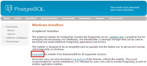 การติดตั้ง Postgresql ใน Window Programming Hunter
