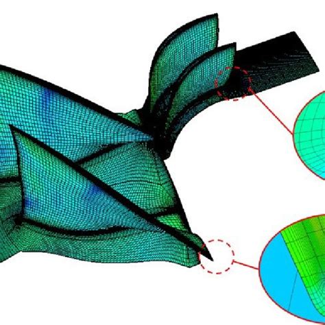 Geometry And Meshes For The Baseline Fan Stage Download Scientific