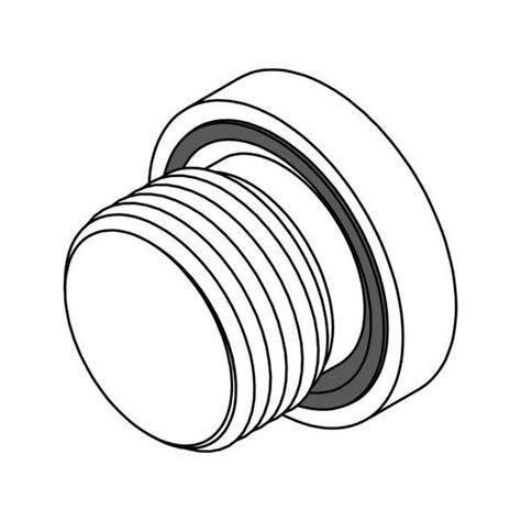 Tompkins Hydraulic Fitting International24x15mm Hollow Hex Plug 7408