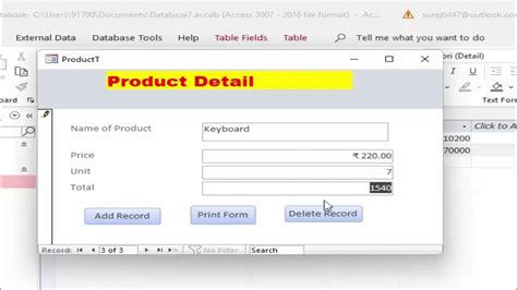 how to create a small but useful software in microsoft access computerexcelsolution youtube