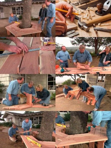 11 Diy Tree Bench Plans Free Hexagonal And Square Designs
