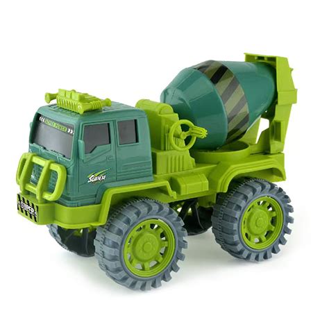 Giant Mixer Truck Toy With Inertia Function Realistic Construction