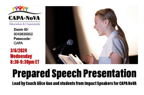 Prepared Speech Presentation Capa Nova