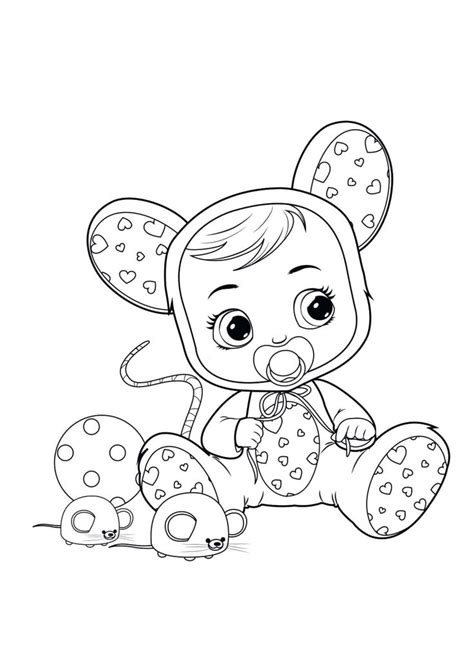 Край бебис раскраска | Cry baby coloring book, Baby coloring pages ...