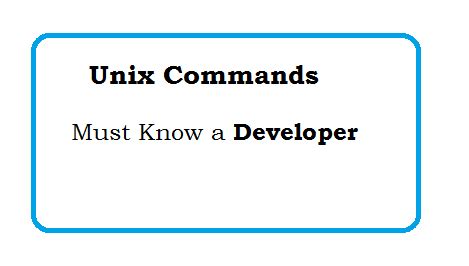 Unix Commands All Important Commands Which Every Developer Should Know Web Technology