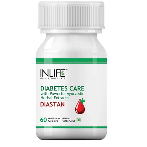 Хранителна добавка за контрол на кръвната захар Diastan Diabet Care 500 мг 60 капсули с