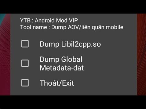 Share script dump liên quân Android Mod Vip YouTube