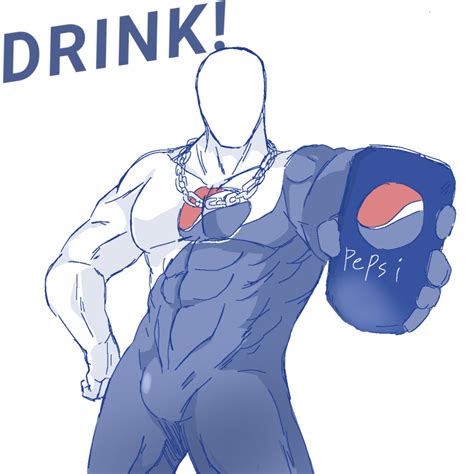 Rule 34 Drink Male Only Muscle Not Human Pepsi Pepsiman Tagme White