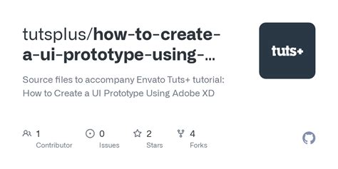 GitHub Tutsplus How To Create A Ui Prototype Using Adobe Xd Source Files To Accompany Envato