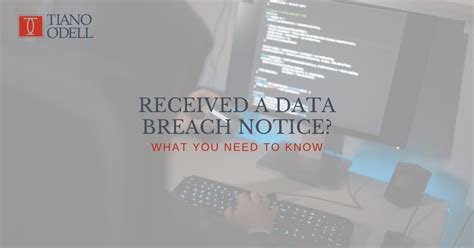 Received A Data Breach Notice What You Need To Know