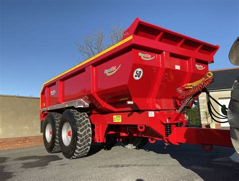 덤프 트레일러 헤비 듀티 하프 파이프 덤프 트레일러