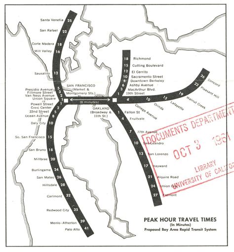 Early Bart Map 1961 Artofit