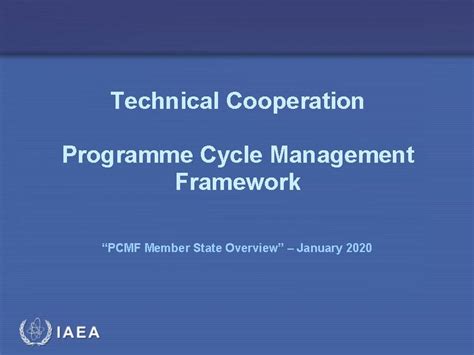 Technical Cooperation Programme Cycle Management Framework Pcmf Member