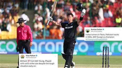 Icc Champions Trophy 2025 Pure Masterclass Will Young Leaves Fans