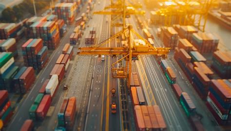 Global Business Logistics Import Export And Container Cargo Freight