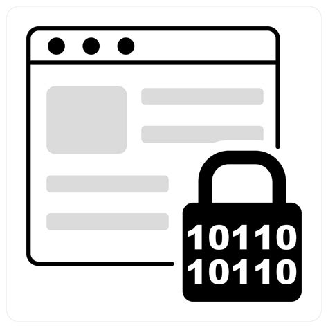 Password Encryption And Code Icon Concept 52171297 Vector Art At Vecteezy